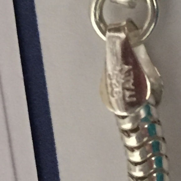 RCI | Jewelry | Rci 925 Italian Silver Bracelet With 2 Charms | Poshmark